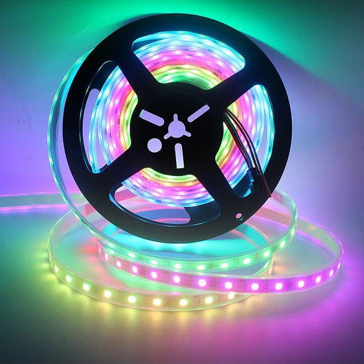 5M WS2811 5050 150/300 LED Strip Light RGB Dream Color Pixel ...