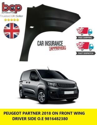 PEUGEOT PARTNER 2018 ON FRONT WING RIGHT DRIVERS SIDE INSURANCE ...