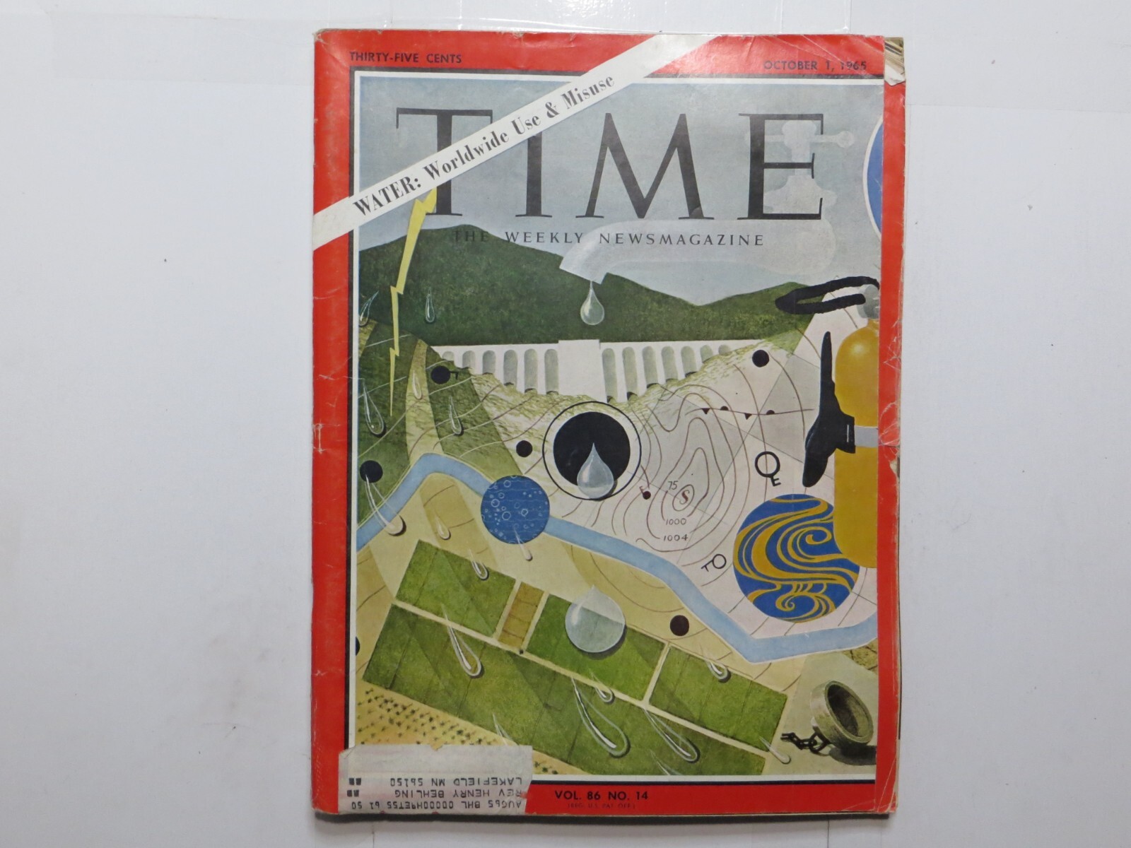Time Magazine OCTOBER 1, 1965 ~ WATER: WORLDWIDE USE & MISUSE 6D | eBay
