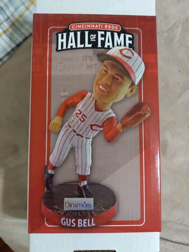 Gus Bell Cincinnati Reds Bobblehead SGA NIB 2019 Dave Dinsmore Redlegs ...