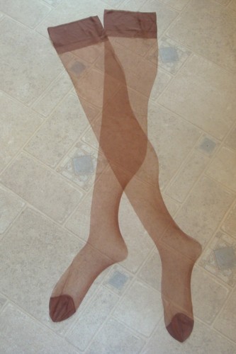 vintage seamless nylon stockings - Gem