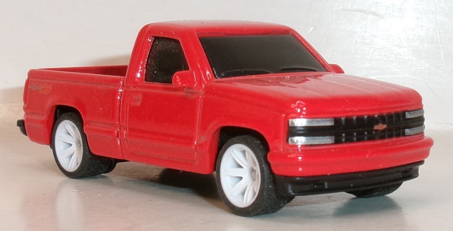 LOOSE 2023 MAISTO 1:64 RED 1993 CHEVROLET 454SS PICKUP WT WHEEL SWAP ...