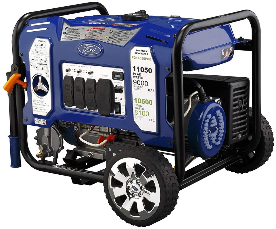 Ford 11050W Dual Fuel Portable Generator Switch&Go Technology and ...