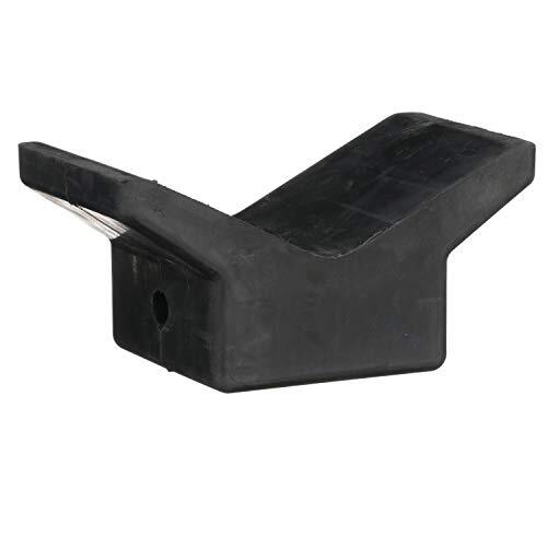 11202-1 Boat Trailer Rubber Bow Stop V-Block, Black, 4-Inch by 4-Inch ...
