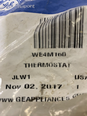 WE4M160 NEW OEM GENUINE GE DRYER TERMOSTAT SAFETY LEFT WE4M160 (N12) | eBay