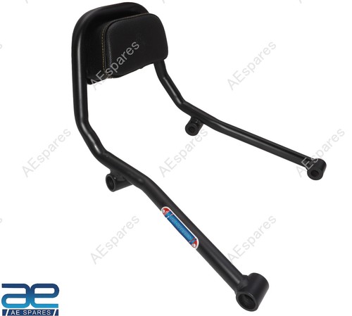 Passenger Black Back Rest Backrest With Pad For Royal Enfield Guerrilla ...