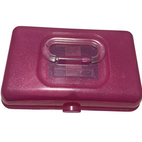 Caboodles Mini Makeup Case Pink w/ Glitter SKU# 530235 / P/N 992273 | eBay