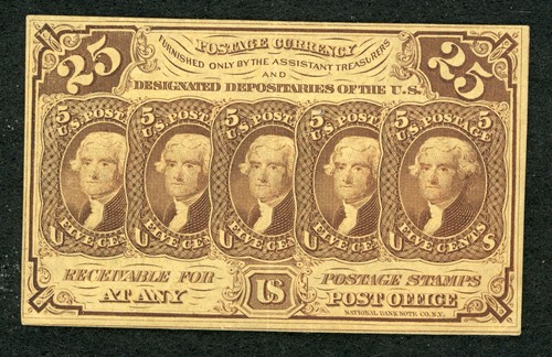 1862 25c Postage Currency | eBay