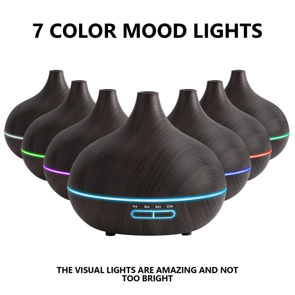 Diffusers for Essential Oils Large Room, 550ml Essential Oil Diffusers ...