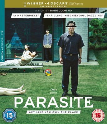 Parasite (Blu-ray) Sun-kyun Lee Hyae Jin Chang Song Kang-ho Hye-jin ...
