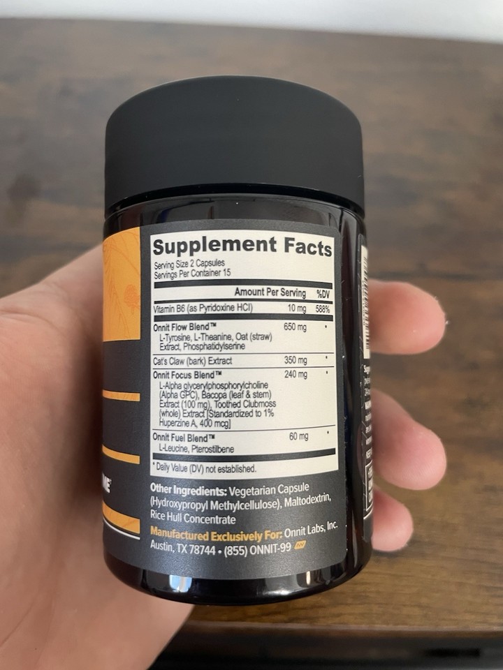Onnit Alpha Brain Daily Cognitive Support 30 Capsules | eBay