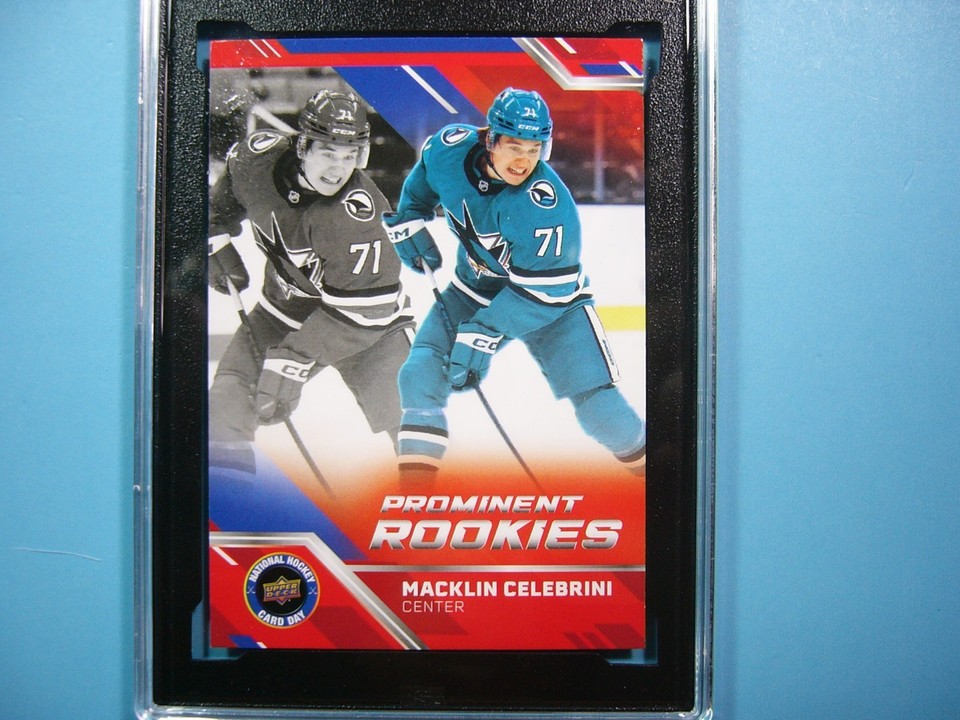 2024/25 UPPER DECK HOCKEY CARD DAY NHCD-1 MACKLIN CELEBRINI ROOKIE RC KSA 10 GEM | eBay