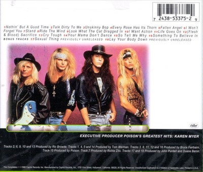 Poison Poison's Greatest Hits 1986-1996 CD - New 724385337529 | eBay UK