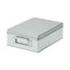 MUJI MoMA Small Galvanized Iron Box 7.5 in × 10.6 in × 3.3 in Silver ...