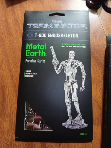 Metal Earth ICX141 Fascinations Premium Series The Terminator T-800 ...