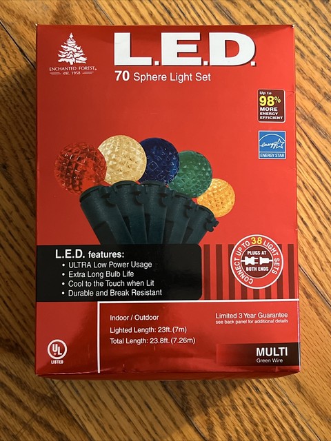 3 Boxes of Enchanted Forest LED Miniature Light Set Multi-color for ...