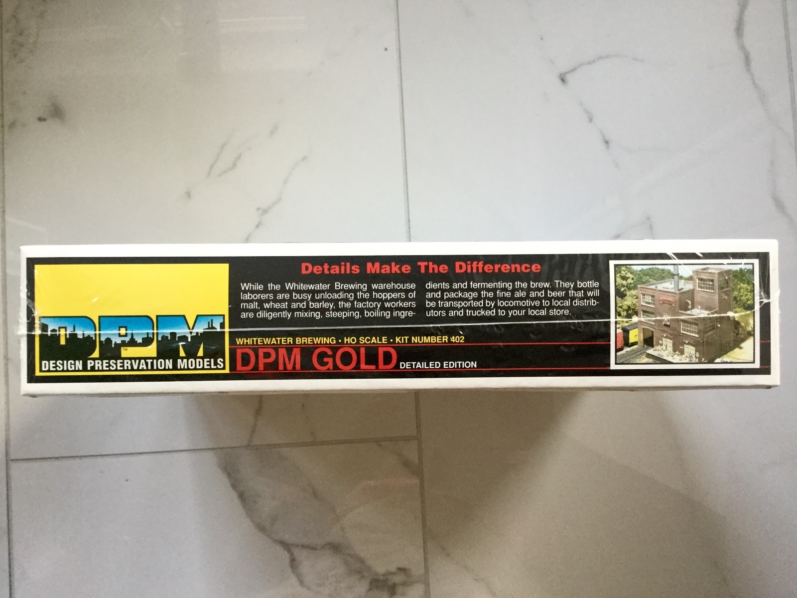 WOODLAND SCENICS 1/87 HO DPM GOLD WHITEWATER BREWING COMPANY # 402 F/S ...