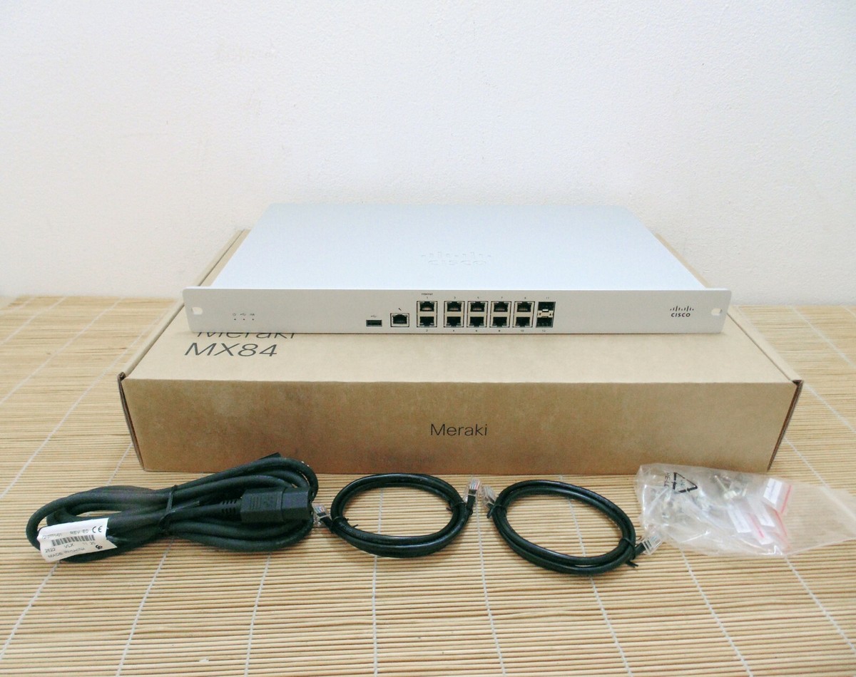 Meraki Mx CISCO MX65 HW Meraki MX65 Cloud Managed Security Appliance