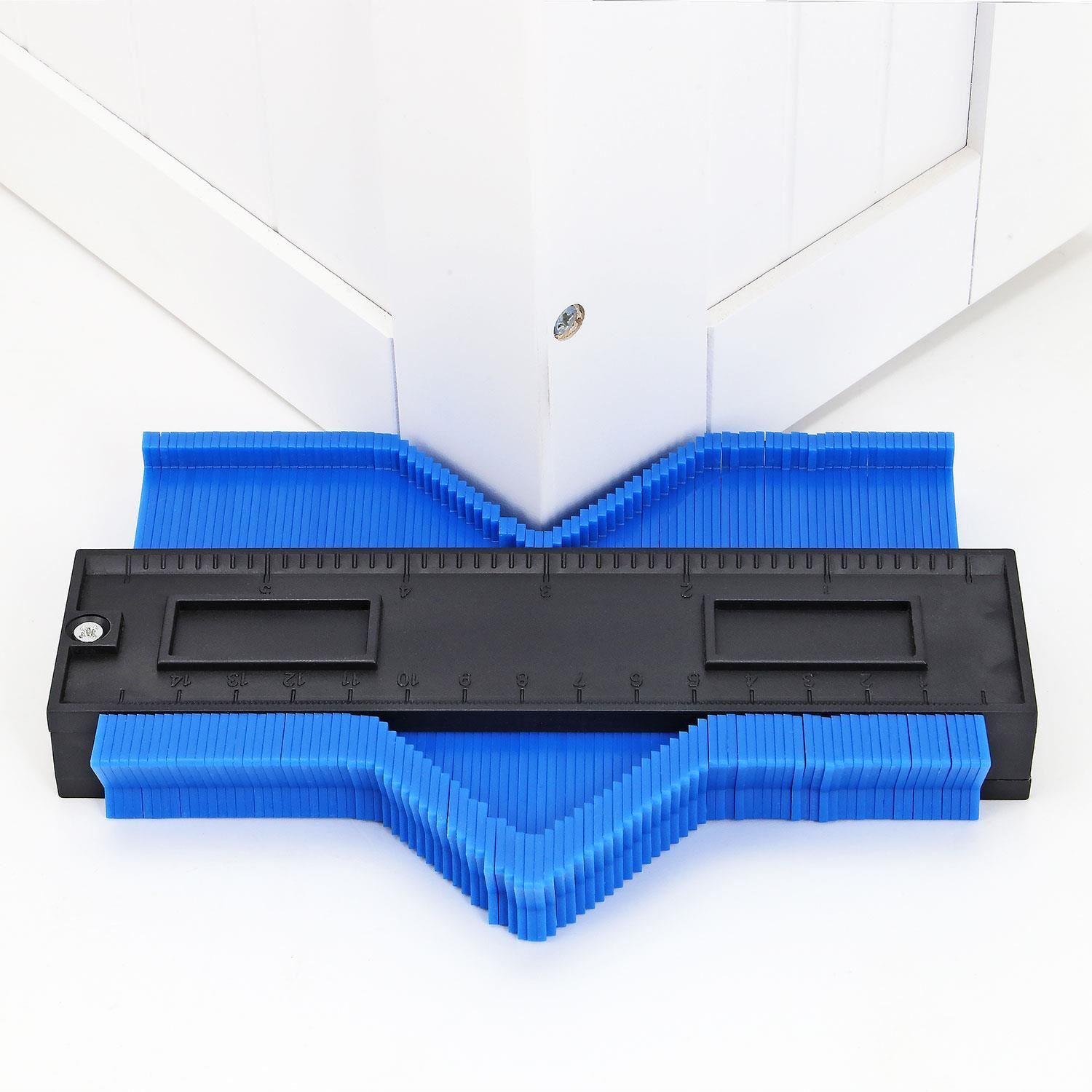 3 x Contour Gauge With Lock Profile Gauge Measure Ruler Contour ...