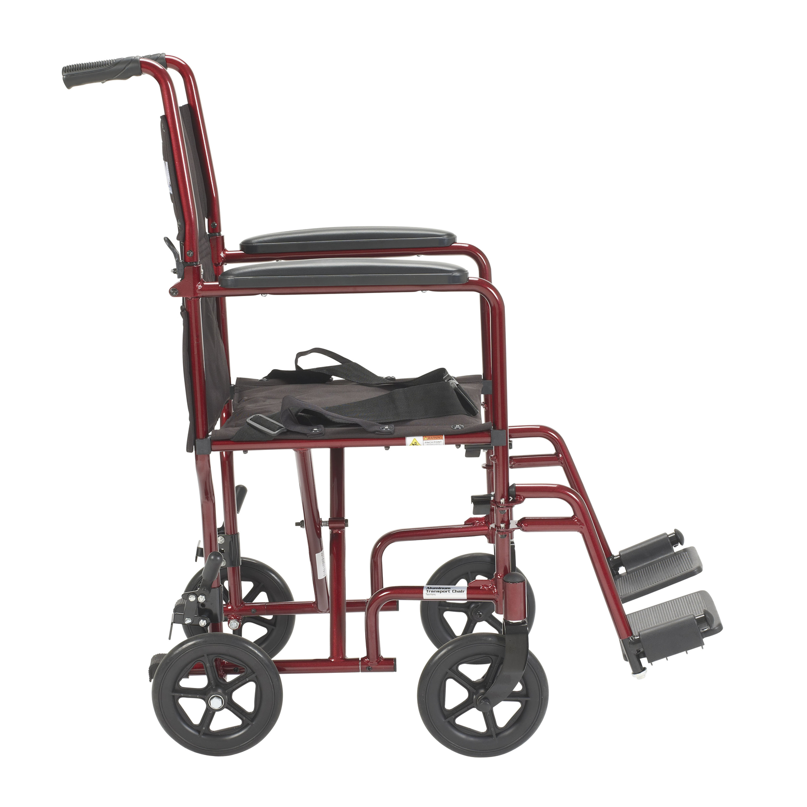 Lightweight Transport Wheelchair, 17" Seat, Red | eBay