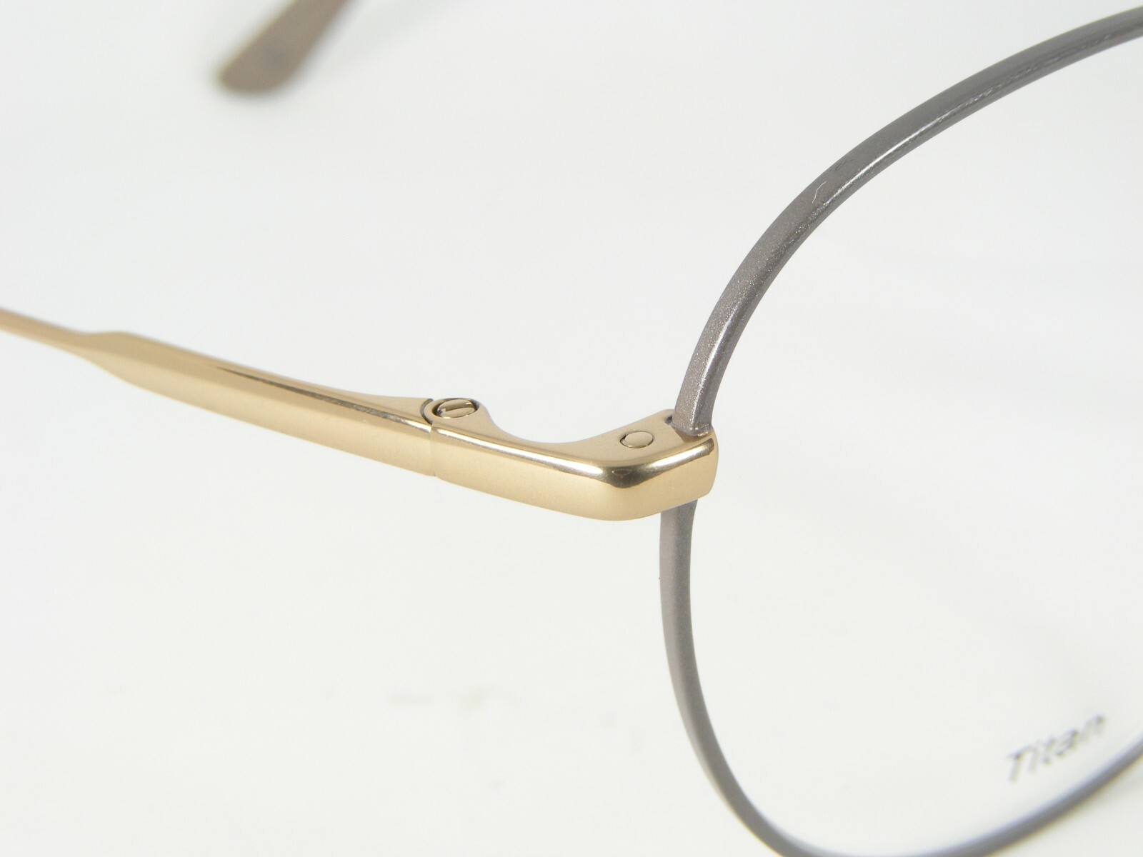 CINQUE by VISTAN 41010 2 GREY /GOLD EYEGLASSES GLASSES TITAN FRAME 52 ...