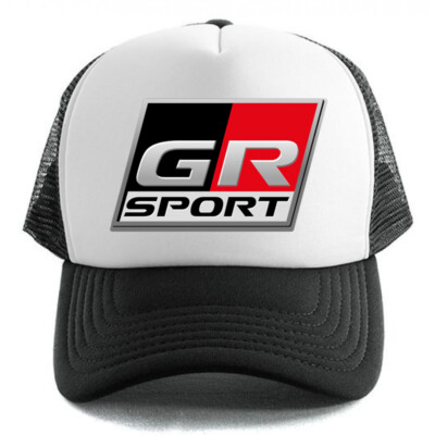 GR Sport Gazoo Racing Japan Black White Trucker Hat Cap Adult Size | eBay