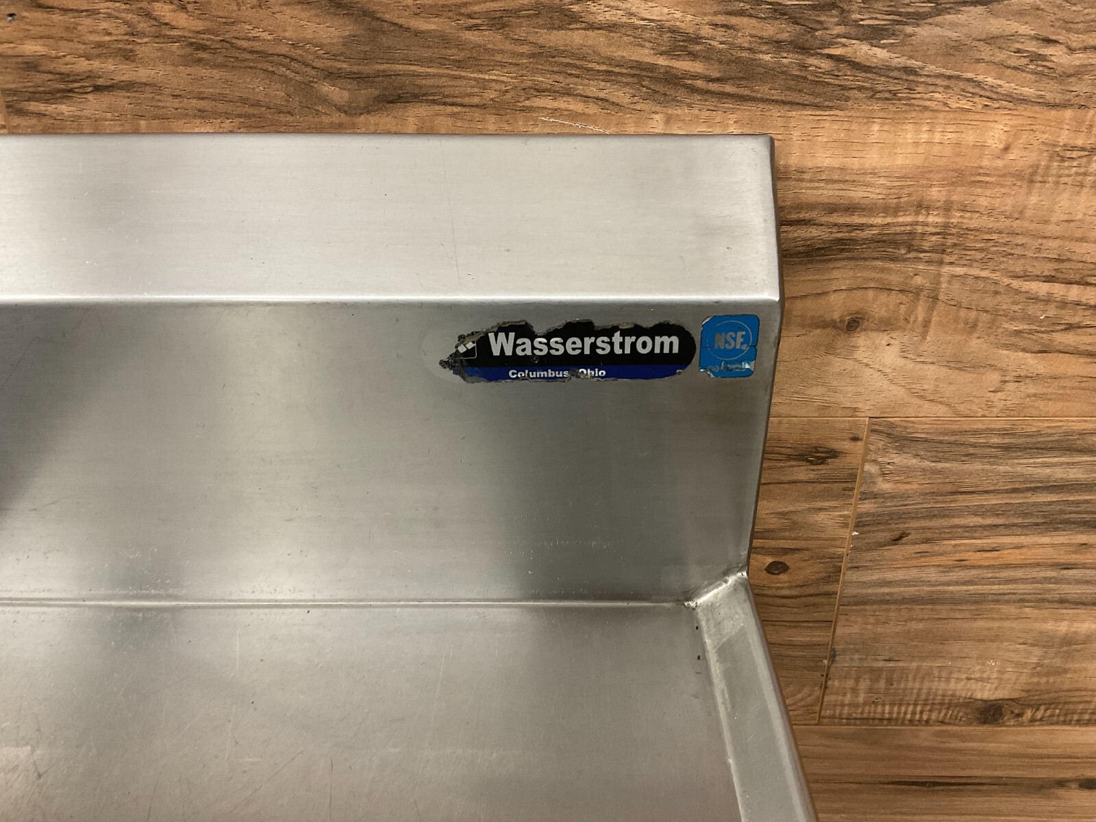 112" Wasserstrom Stainless Steel 4-Compartment Sink w/ Drainboards ...