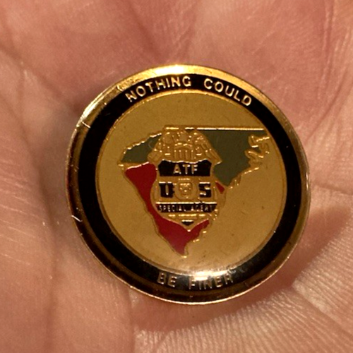 Rare Vintage ATF U.S. Special Agent "Nothing Could Be Finer" Small Pin ...