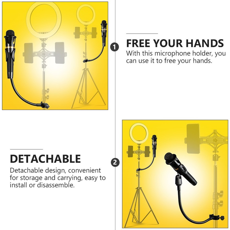 Creative C-type Clip Microphone Rack Universal Hose Storage Shelf ...