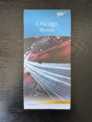 AAA Road Map-The Map of Chicago , Illinois - City Series - 2020 | eBay
