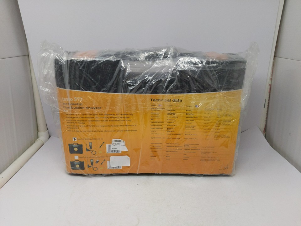 *FOR PARTS* Testo 0563 3100 310 Combustion Analyzer Kit | eBay
