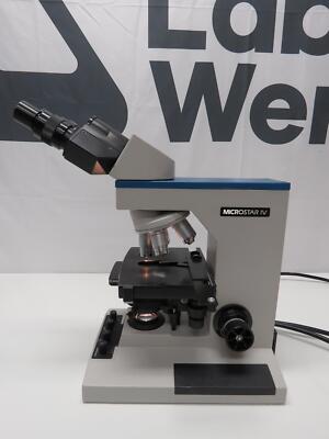 Reichert MicroStar IV 410 Microscope Binocular Microscope w/ 5 Obj OIL ...