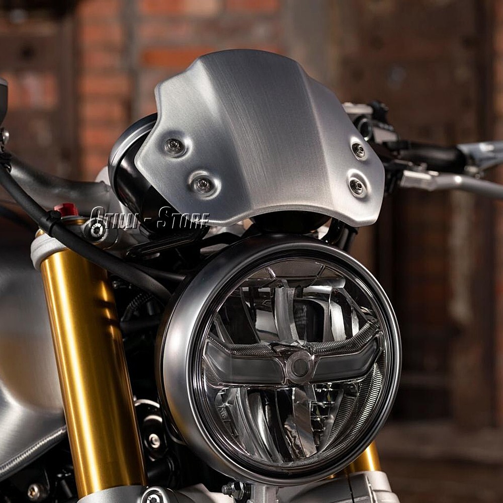 Windshield Aluminum Wind Deflector For BMW RNINET Racer/Pure/Scrambler ...