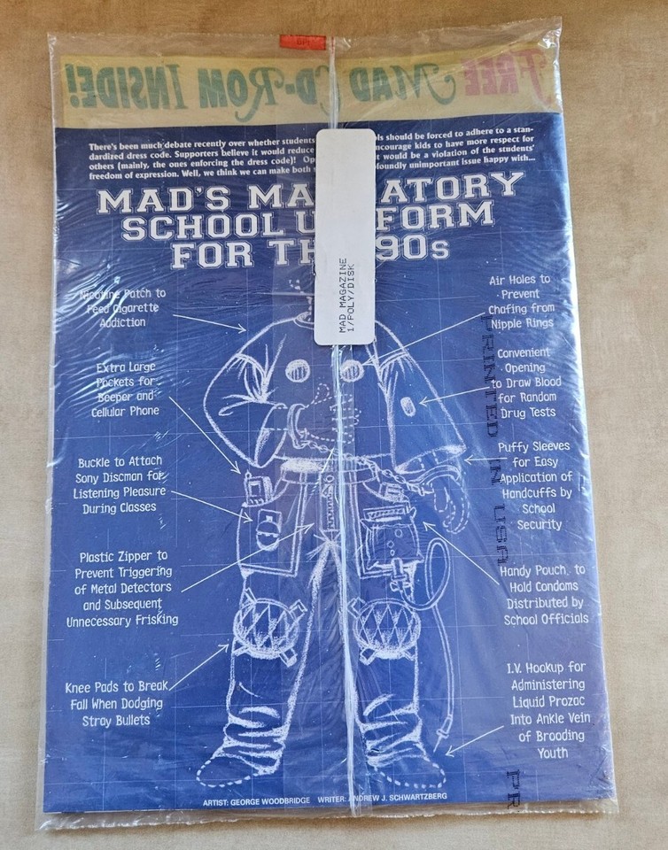 Mad Magazine + CD #350 (Sealed) October 1996 - (PS_Con) | eBay