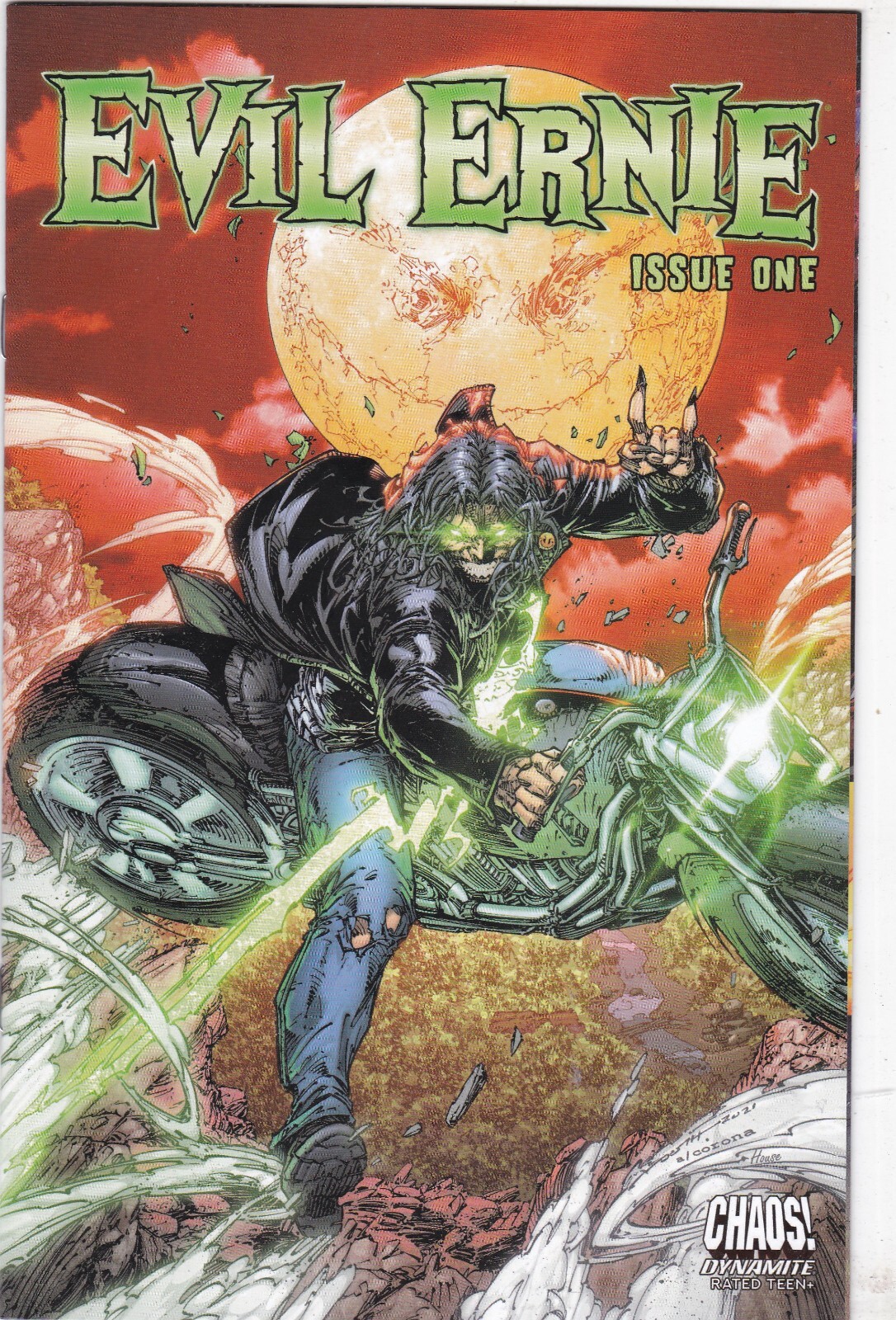 EVIL ERNIE 1 COVER A BRETT BOOTH DYNAMITE COMICS 2021 NM- | eBay