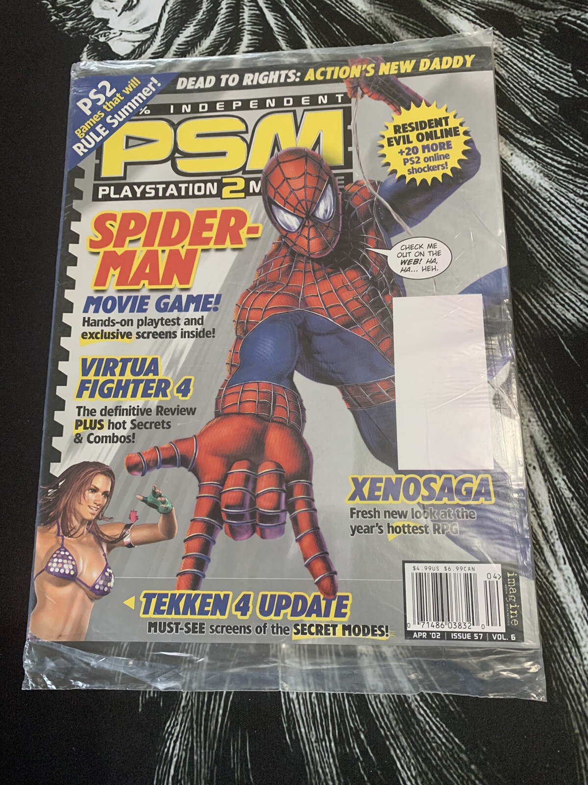 Sealed PSM Playstation Magazine 57 April 2002 Vol 6 Virtua Fighter 4 ...
