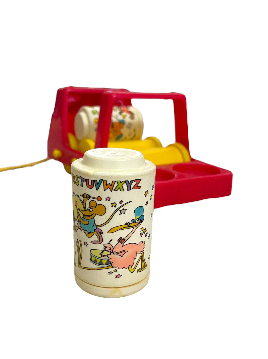 Vintage 1981 Johnson and Johnson Rhythm Rollers Pull Toy Vehicle ...