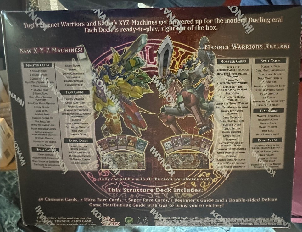 Yugioh Structure Deck Yugi Muto / Seto Kaiba Display Box (1st Edition ...