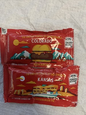 Heinz Saucemerica -COLORADO & KANSAS- Rare Collection! 2 PACKETS ONLY ...