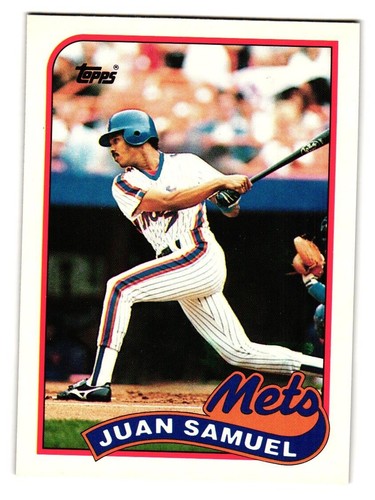 1989 Topps Traded # 108T Juan Samuel New York Mets | eBay