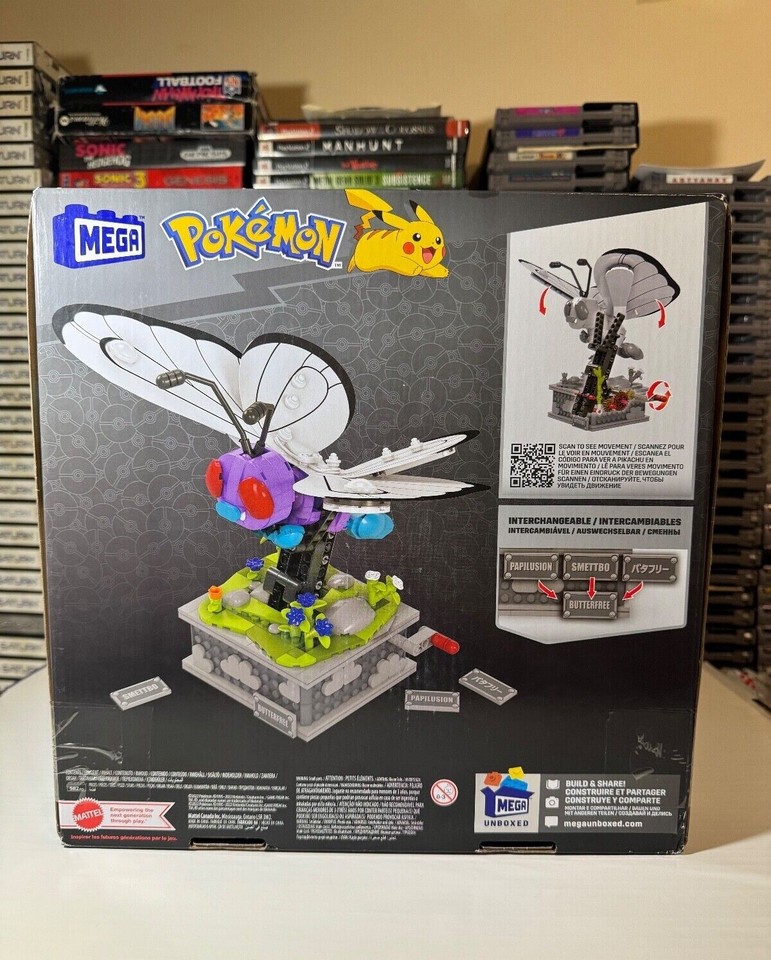 Mega Pokemon Motion Butterfree Building Set: 582 Pcs [New] | eBay