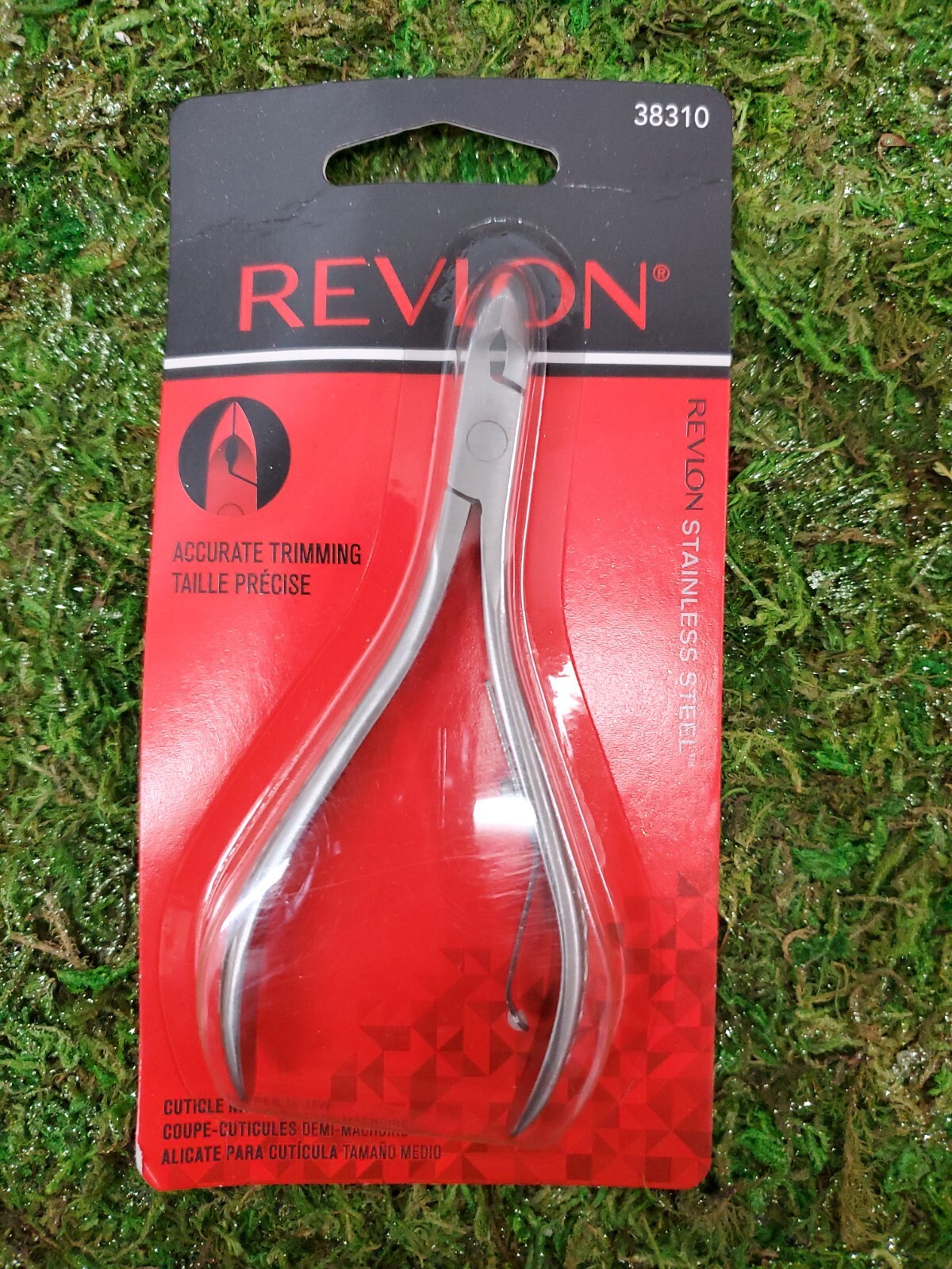 New Revlon Accurate Trimming Stainless Steel Cuticle Nippers 1/2 Half ...