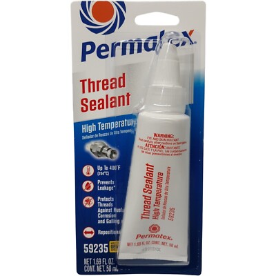 Permatex 59235 High temperature Thread Sealant 50mL | eBay