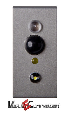 SENSORE FRUTTO DA INCASSO SILVER INFRAROSSO SEGNA PASSO PER BTICINO ...