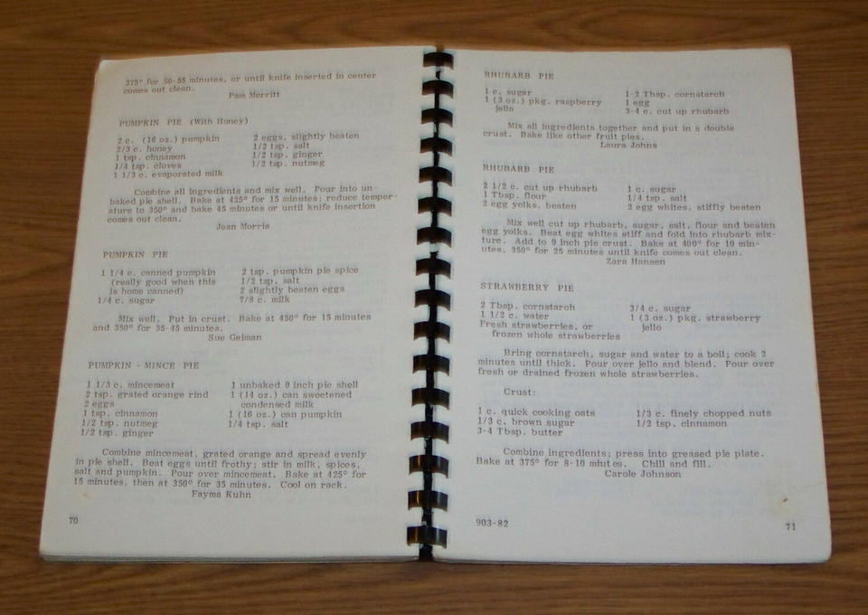 West Bay Covenant Church Cookbook TRAVERSE CITY MICHIGAN 1982 | eBay