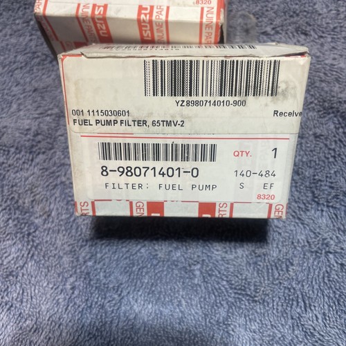 Isuzu Fuel Pump Filter System 8-98071401-0 8980714010 | eBay