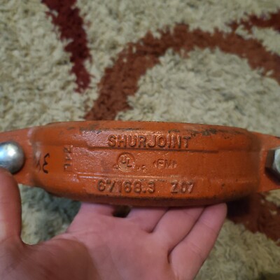 Shur Joint 6" Pipe Coupling Shurjoint Clamp Fitting with Gasket ...