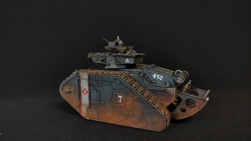 Warhammer 40k commission painted DKoK Krieg magnetized Leman Russ 2 ...