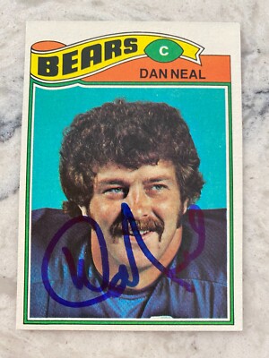 Dan Neal Signed CHICAGO BEARS Card 1977 Topps | eBay