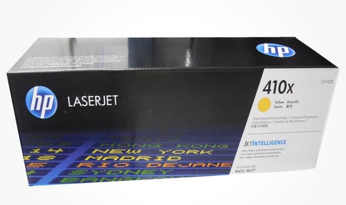 HP 410X/CF412X Yellow High Yield Toner Cartridge Factory Sealed | eBay